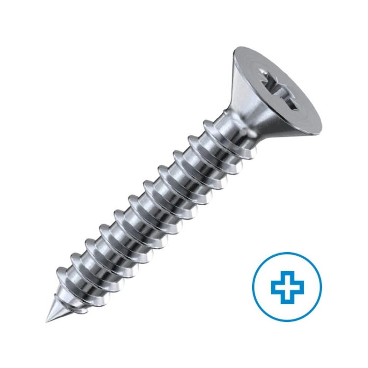 Саморез нерж. DIN 9050/A2 - отличная цена и качество