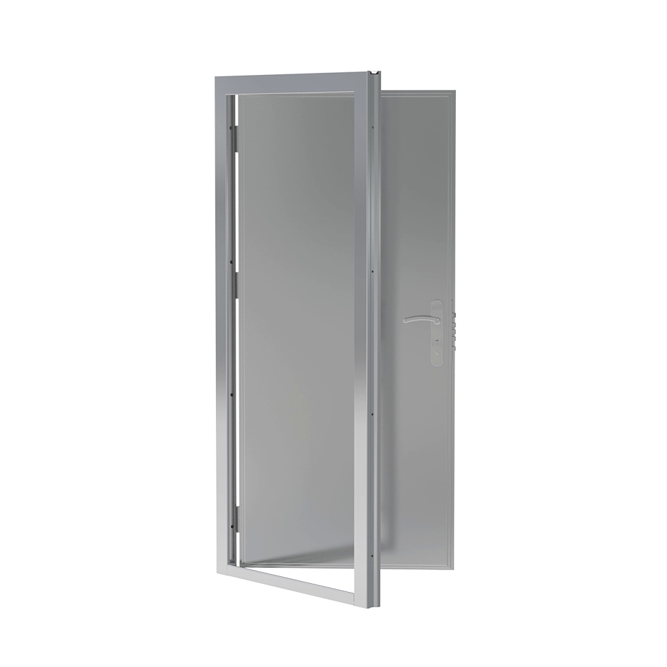 Ușa de intrare 2050x1000mm 4N inox - preț excelent